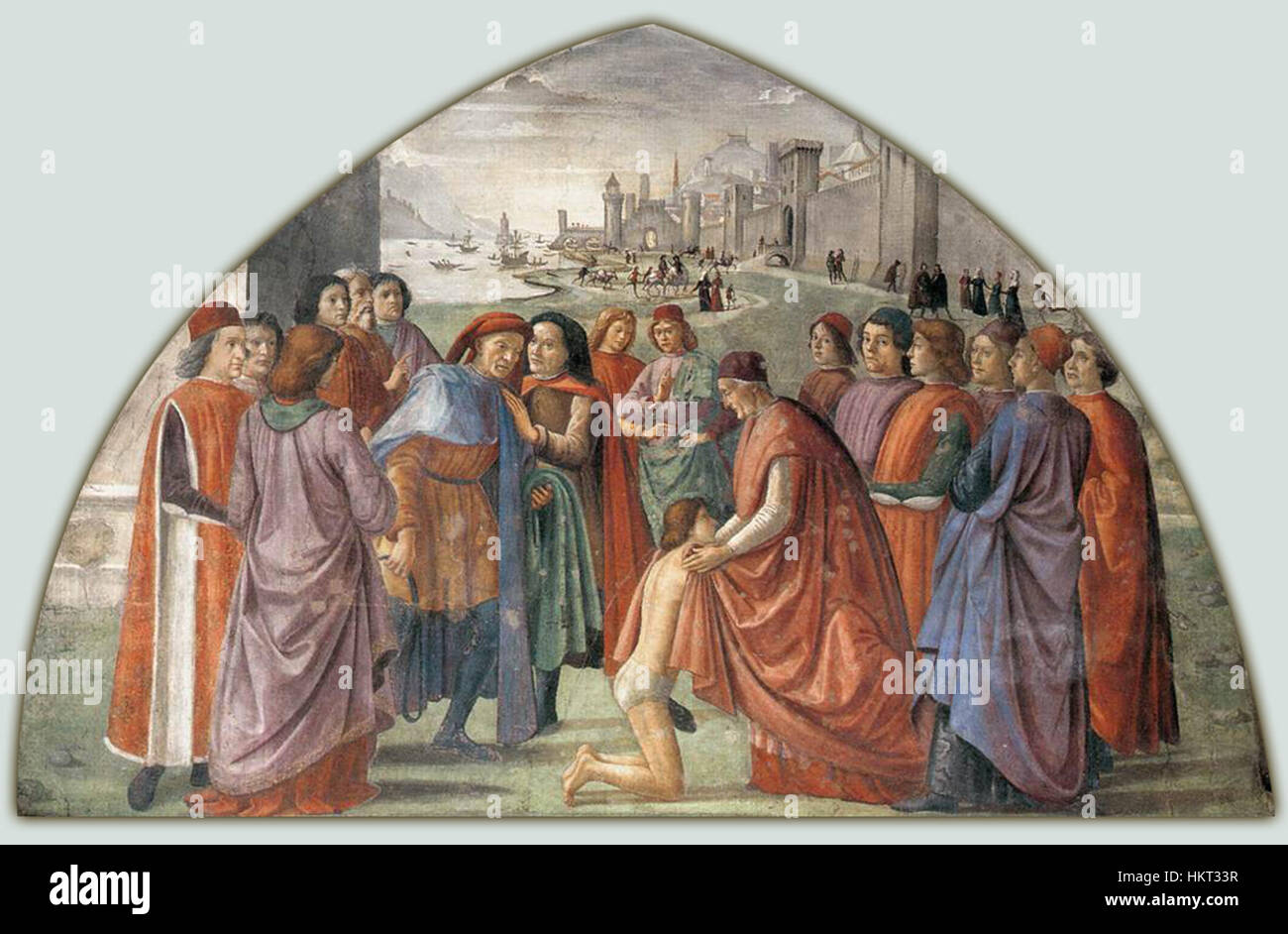 Domenico Ghirlandaio's 'Renunciation of Worldly Goods' captures a ...