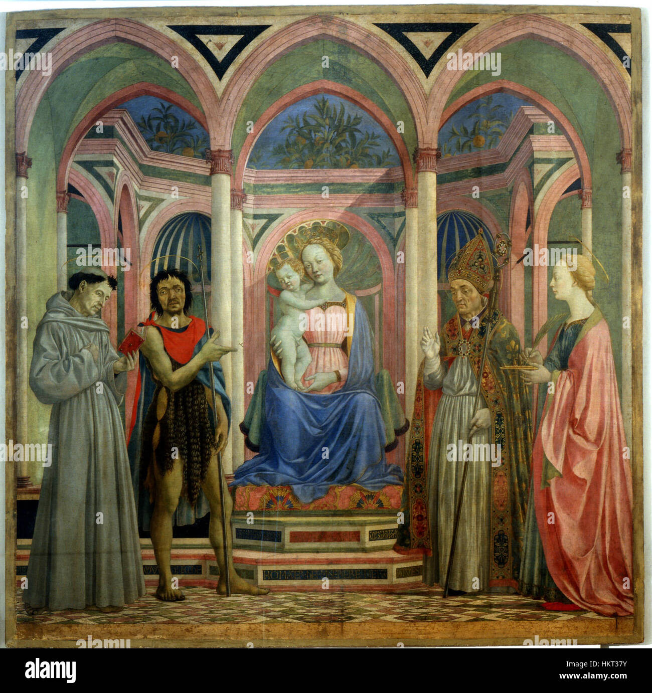 Domenico Veneziano’s altarpiece 'Pala di Santa Lucia dei Magnoli ...