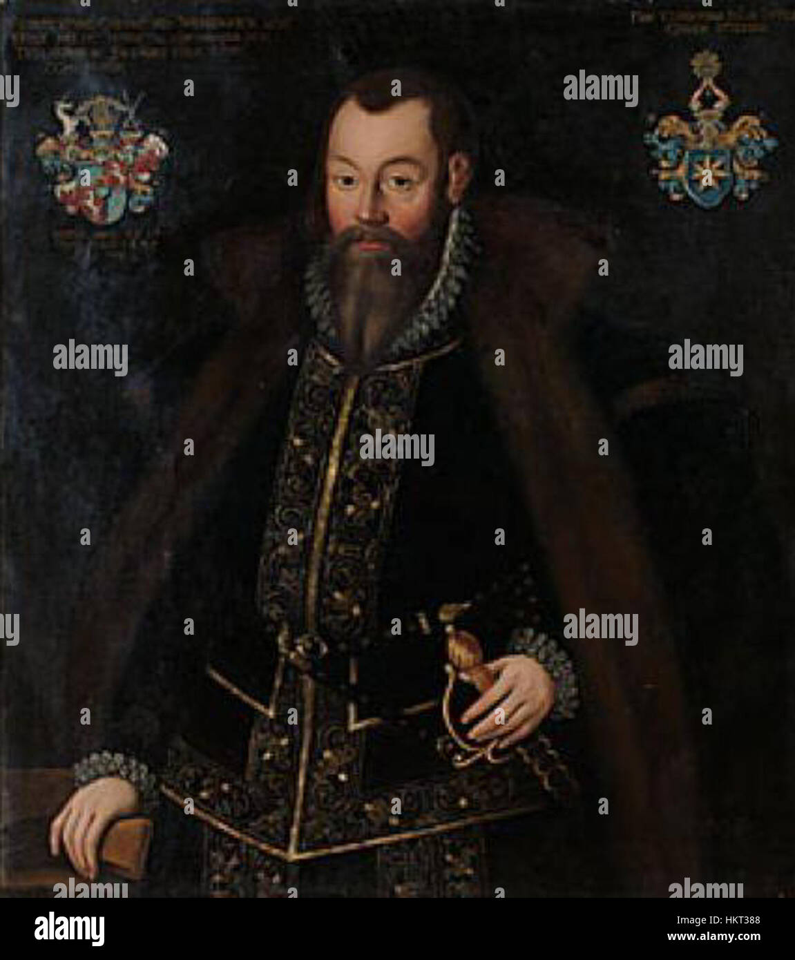 The painting 'Svante Sture' by Domenicus Verwilt captures a historical ...