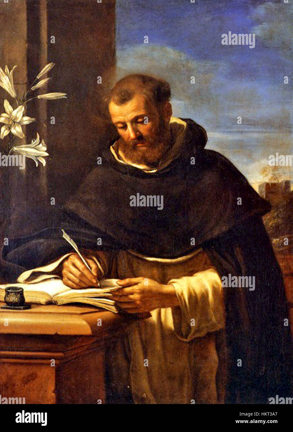 This artwork, titled 'Dominicus', is a historical painting capturing ...