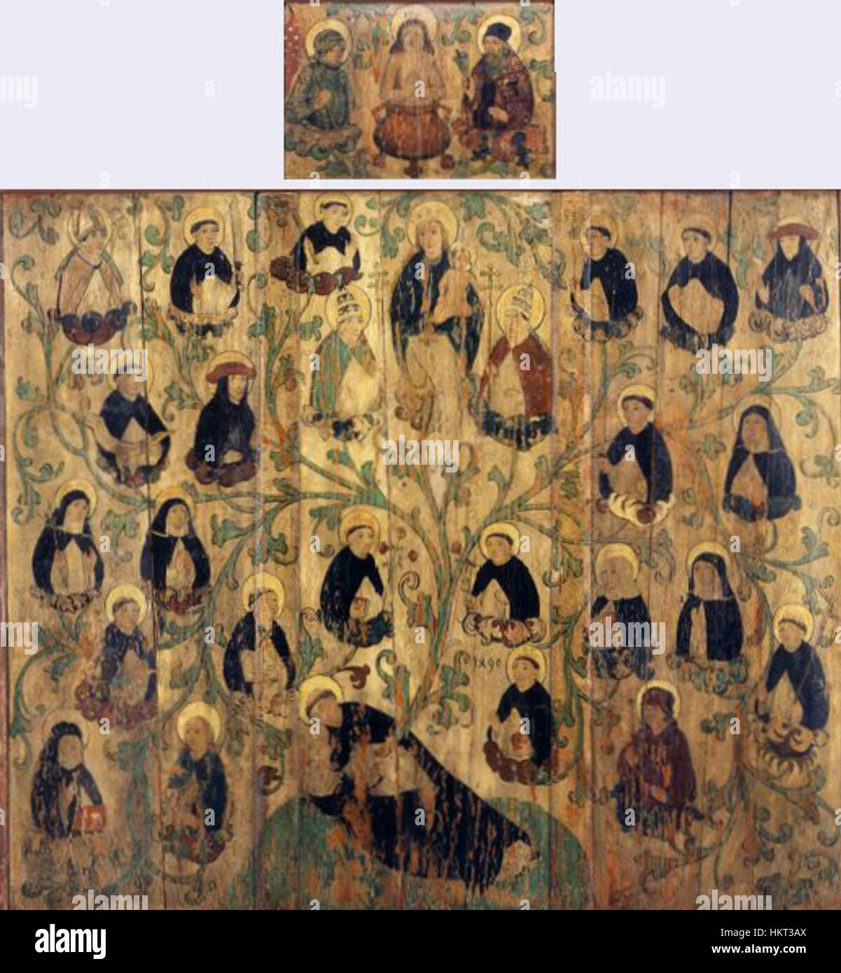 The Dominikanerstammbaum is a late 15th-century manuscript featuring a ...