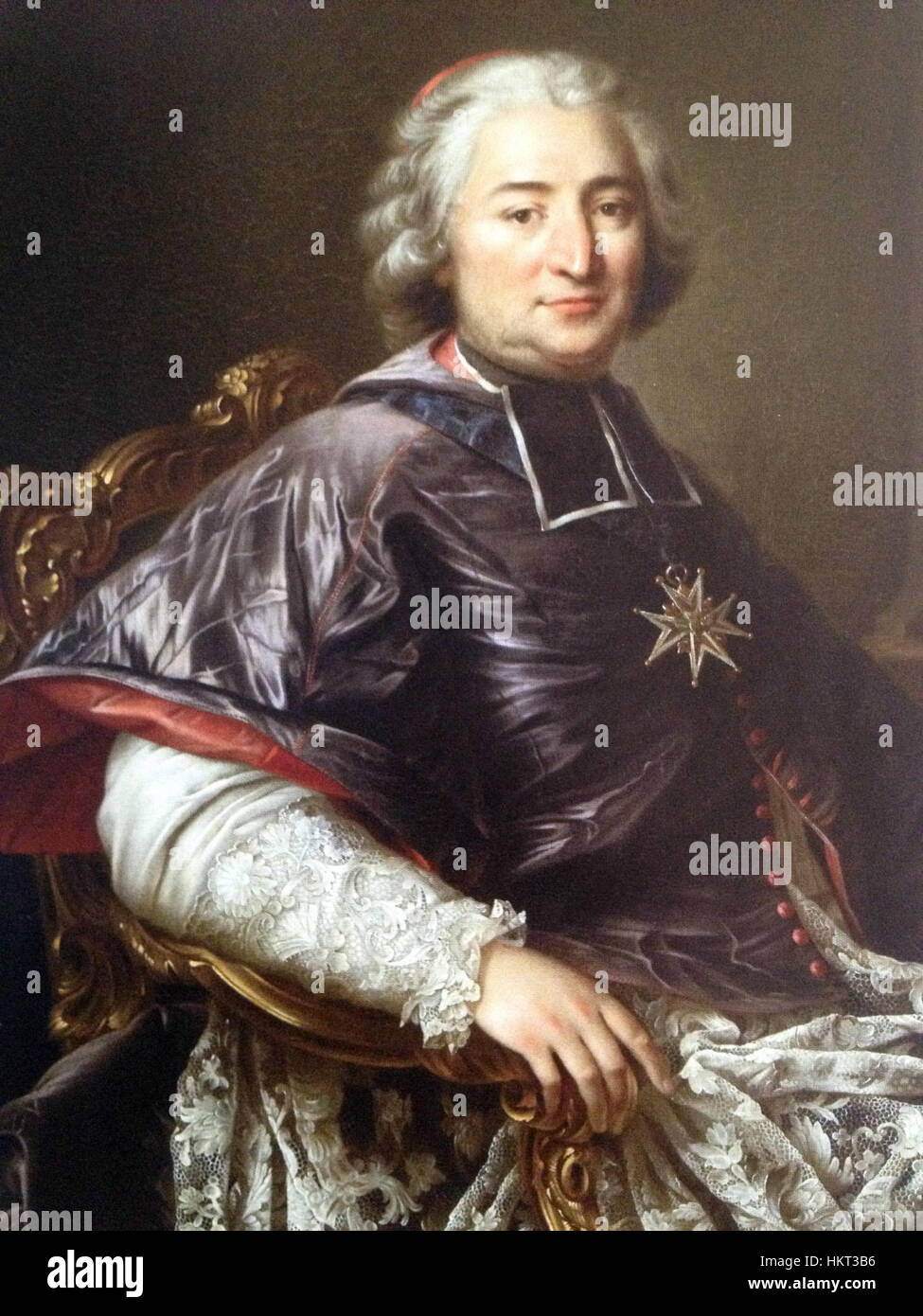 The painting of Dominique de La Rochefoucauld captures the French ...