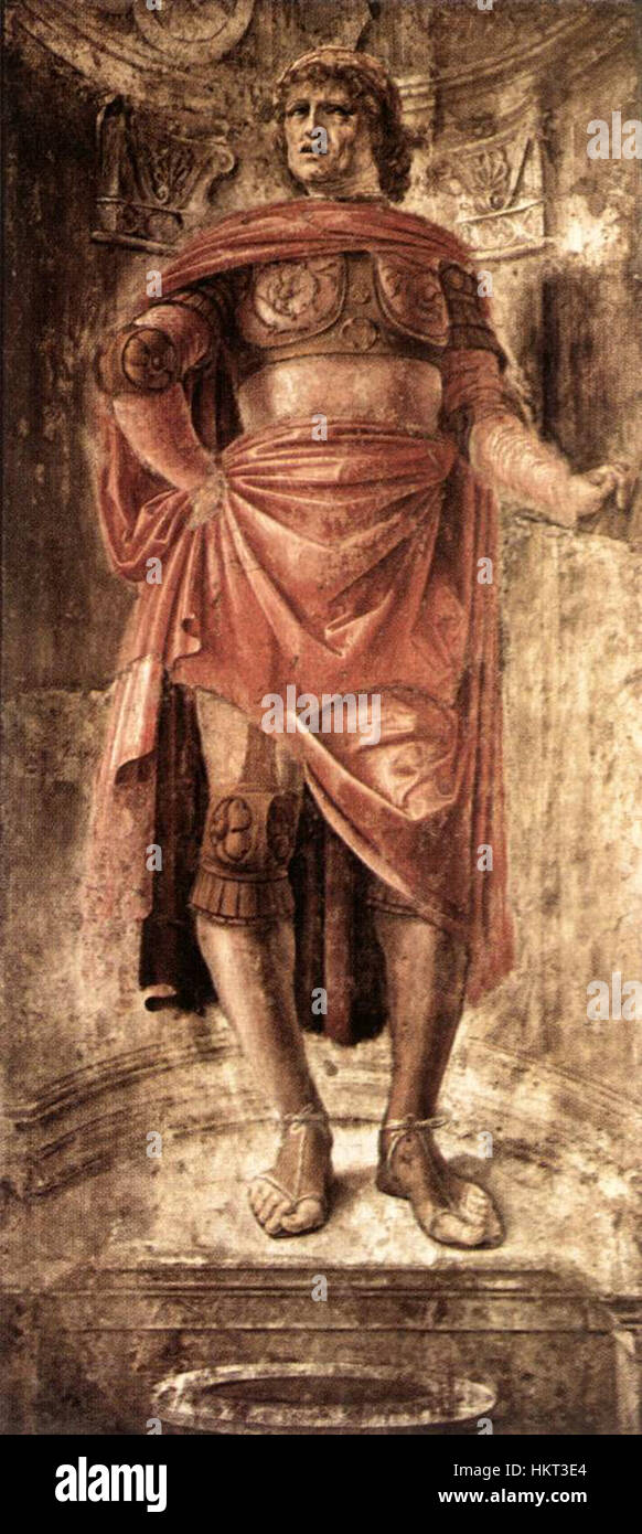 A portrait painting by Donato Bramante titled 'Man with a Broadsword ...