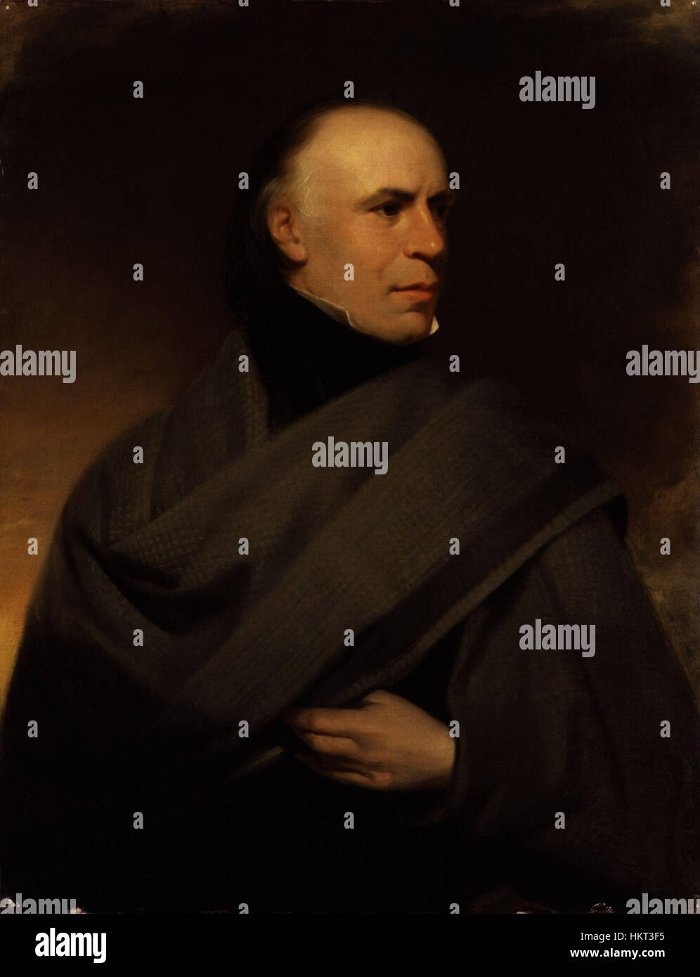 This portrait of Allan Cunningham by Henry Room is a detailed depiction ...
