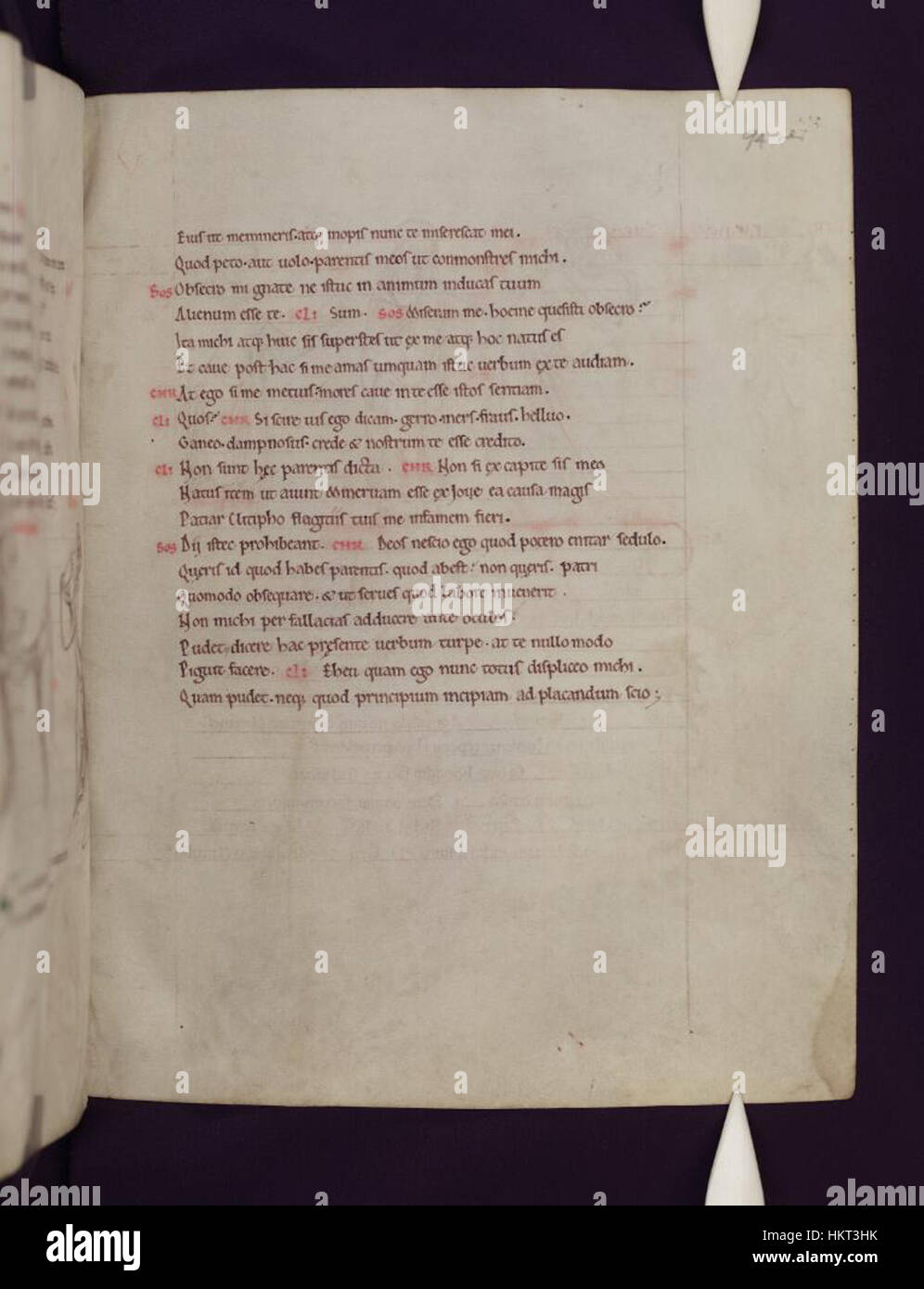 This manuscript from the Bodleian Libraries features a scene from ...