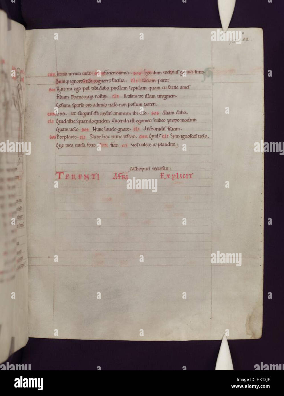 This manuscript page from the Bodleian Libraries features the 'Comedies ...