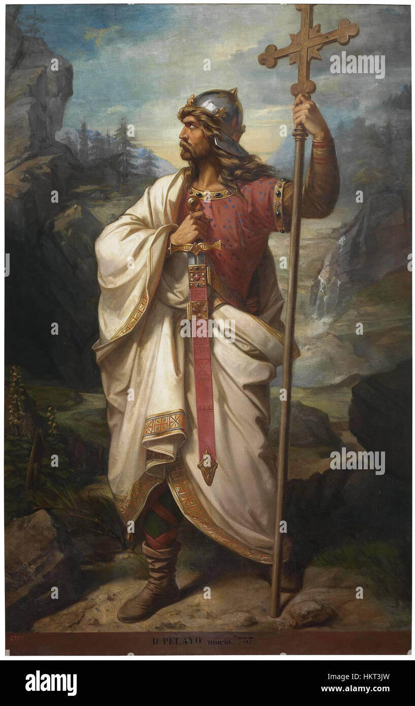 This portrait of Don Pelayo, King of Asturias, is part of the Museo del ...
