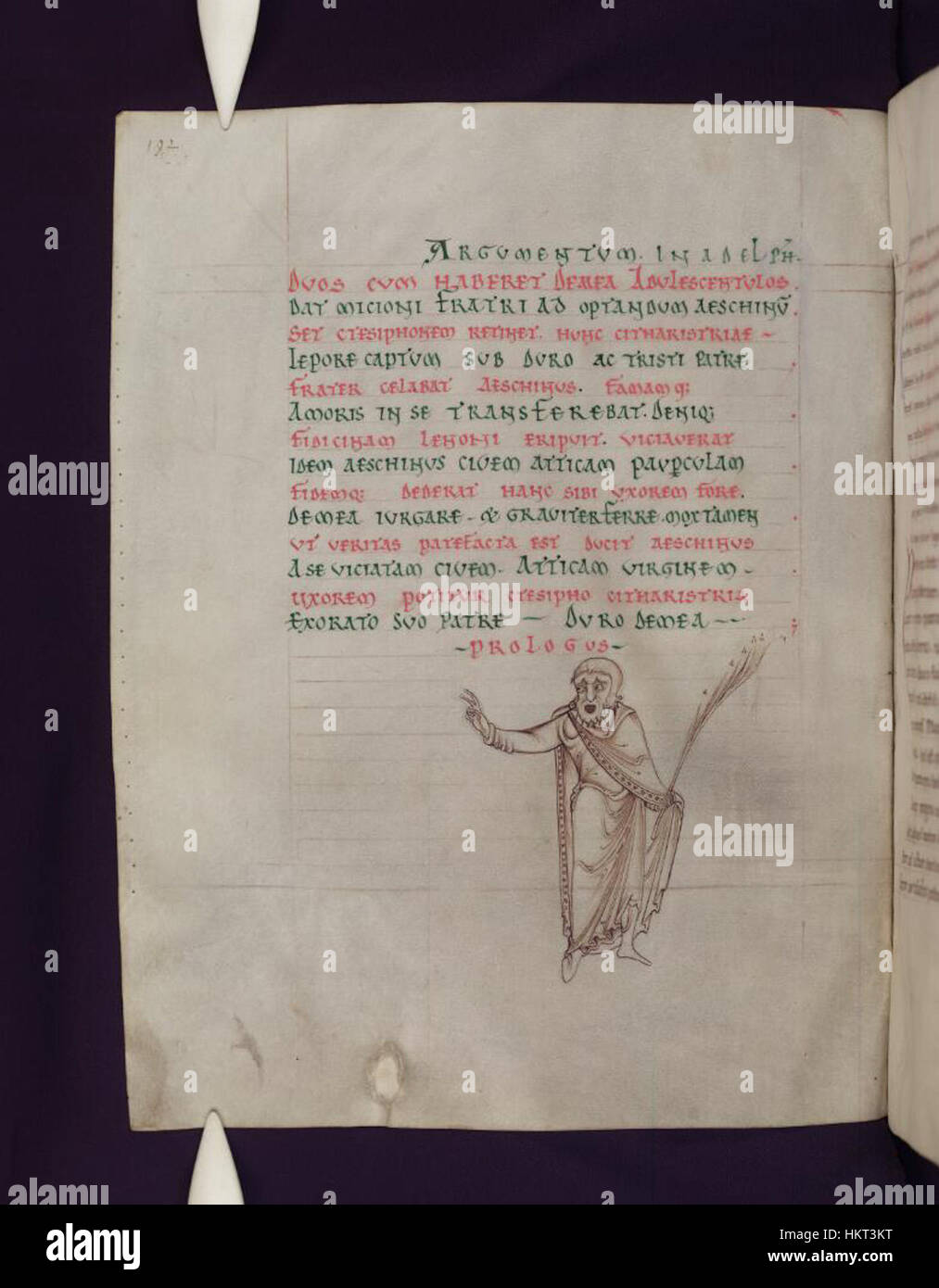 The 'Comedies of Terence' manuscript, held in the Bodleian Libraries ...