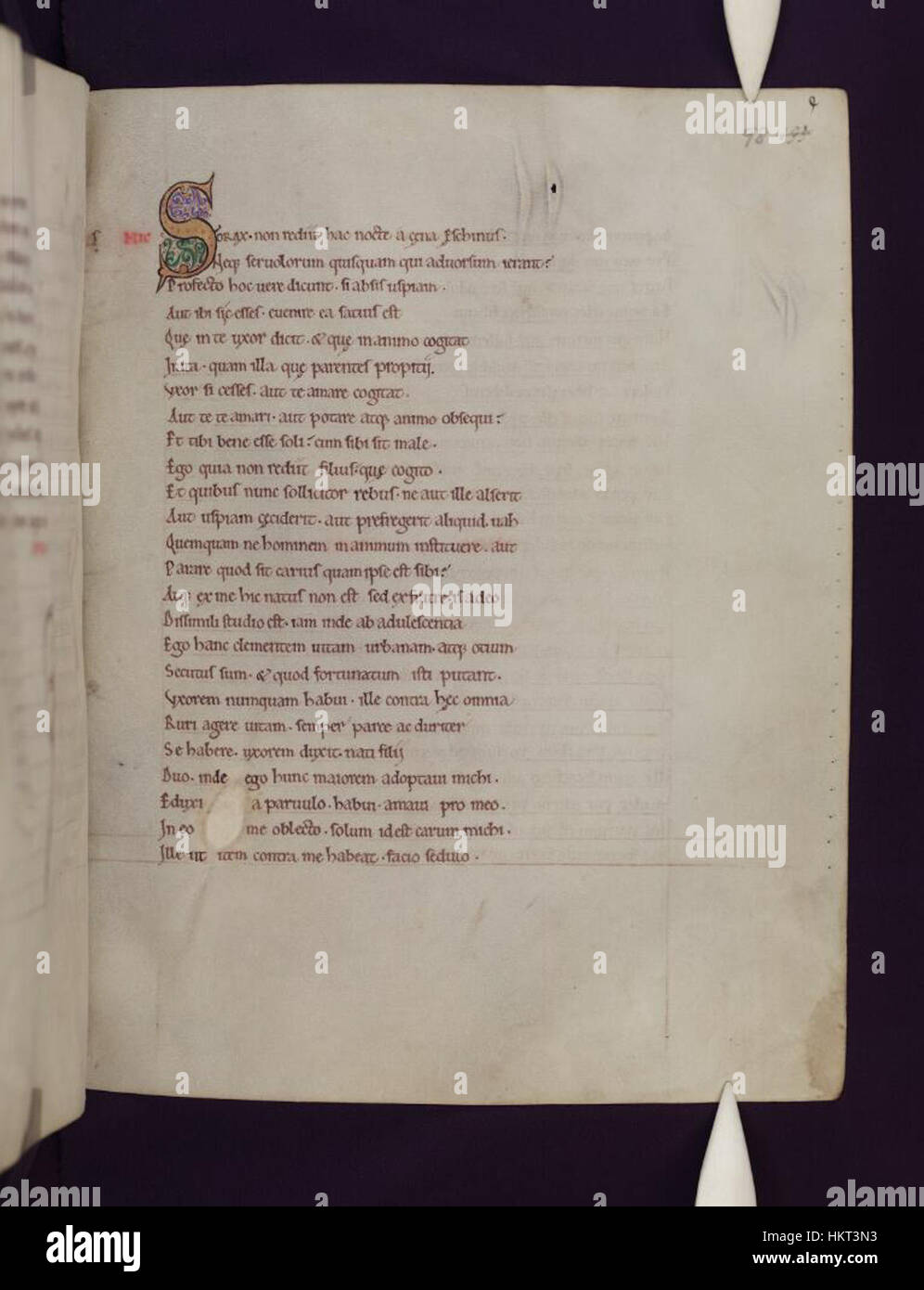 A manuscript page from the Bodleian Libraries, showcasing a text from ...