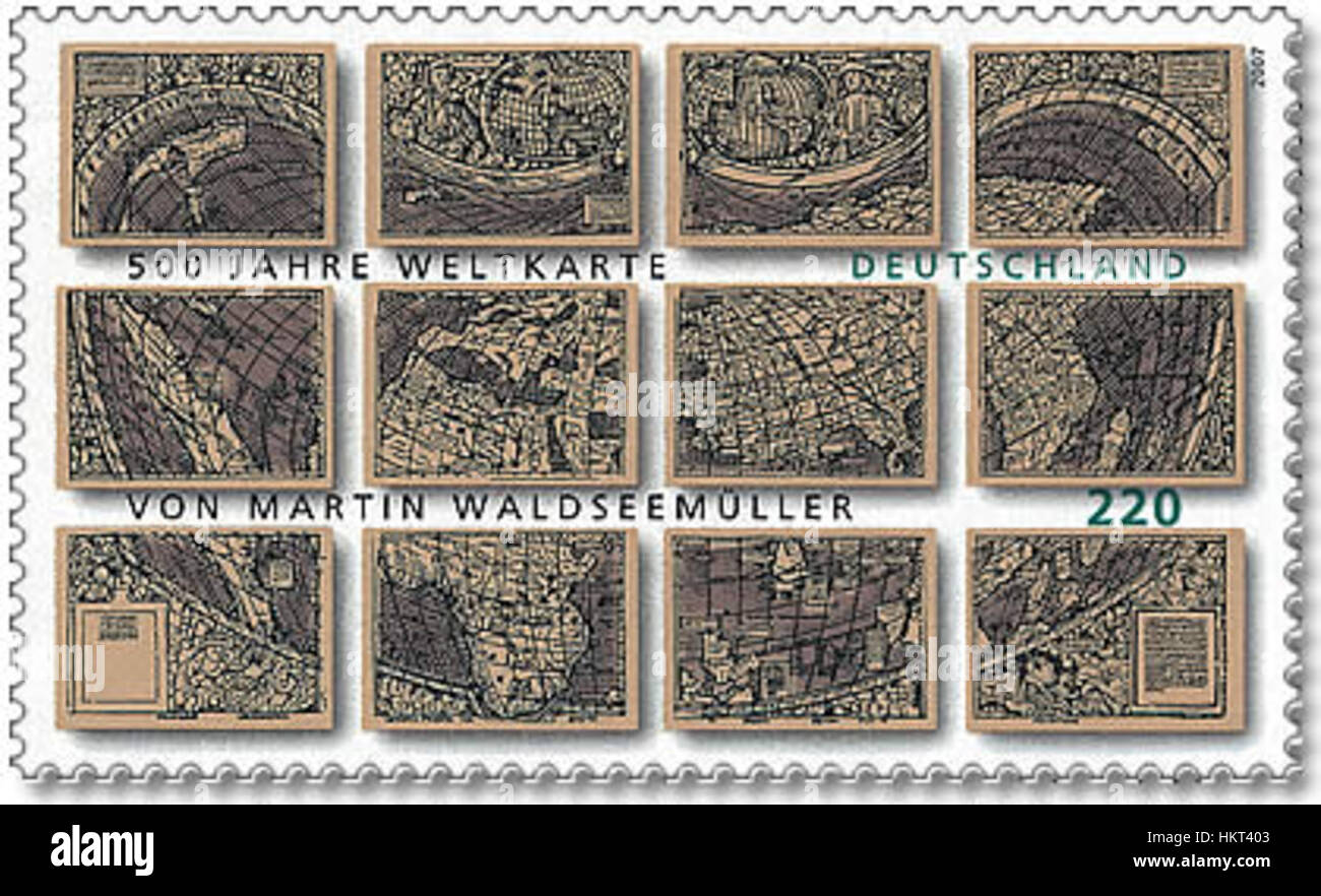 '500 Jahre Weltkarte' (500 Years World Map) is a historical map ...