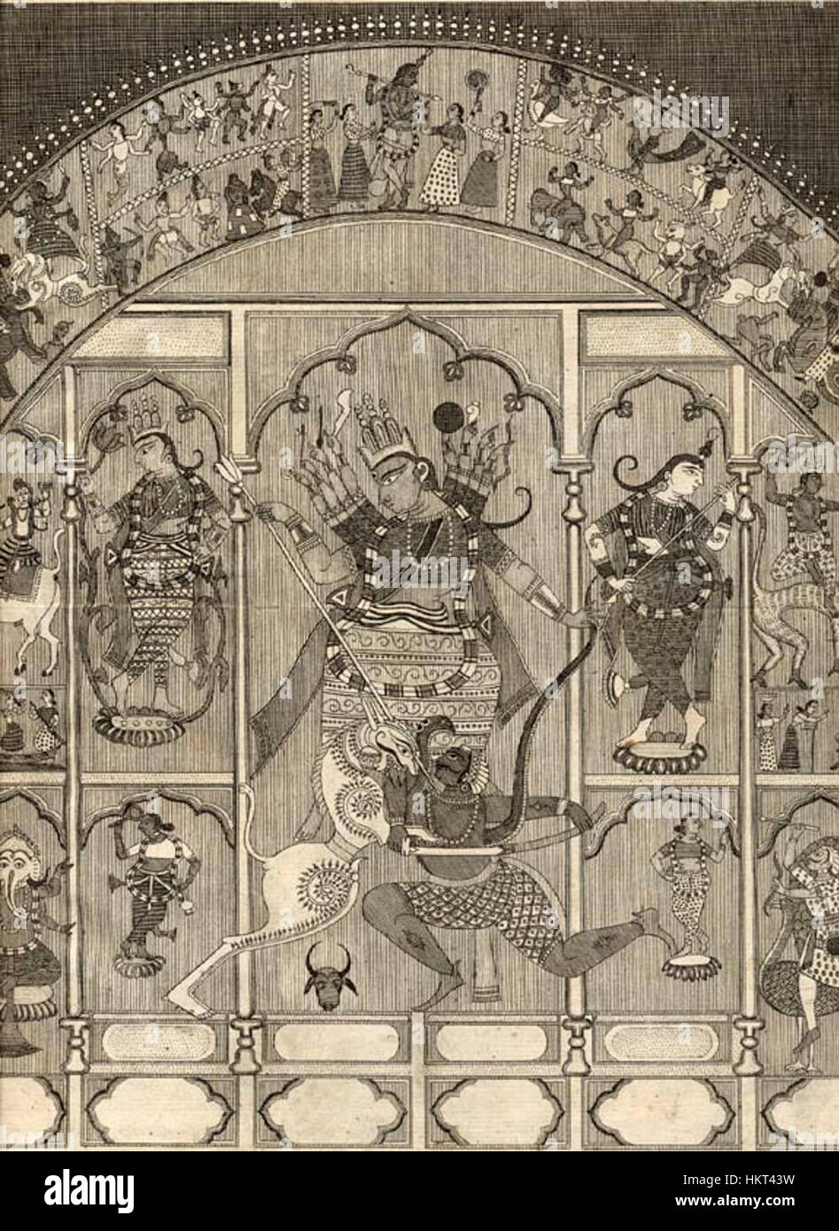 This 18th-century drawing showcases classical techniques and historical ...