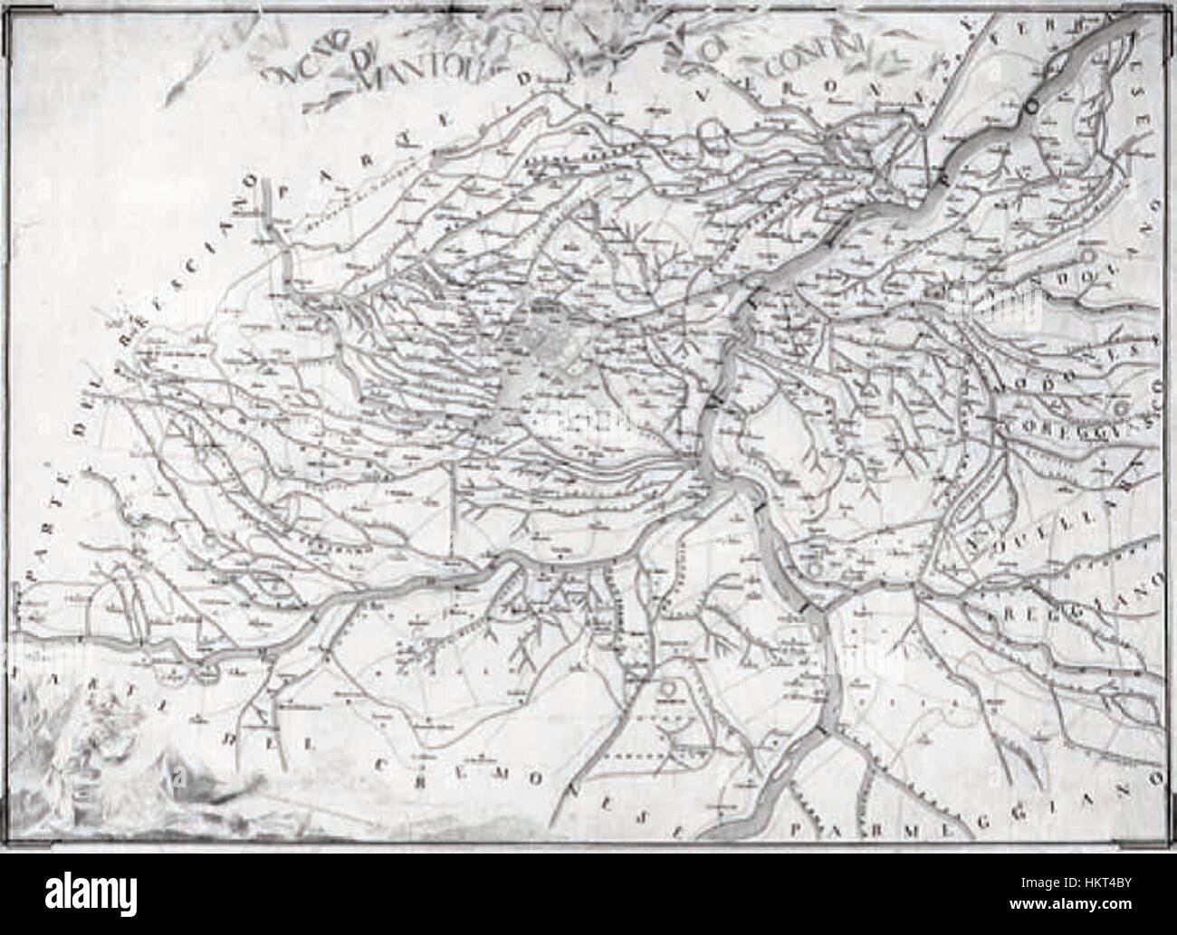Mantova map hi-res stock photography and images - Alamy