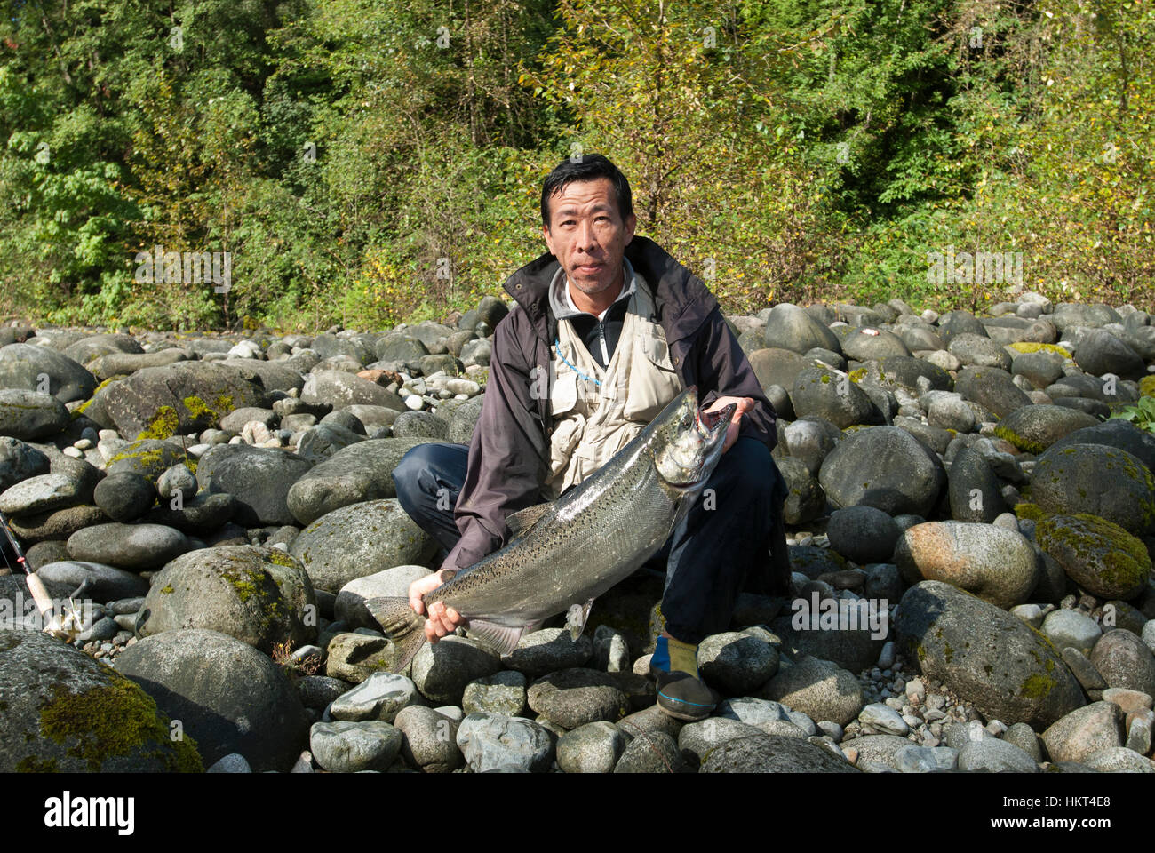 Chinook salmon columbia river hi-res stock photography and images - Alamy
