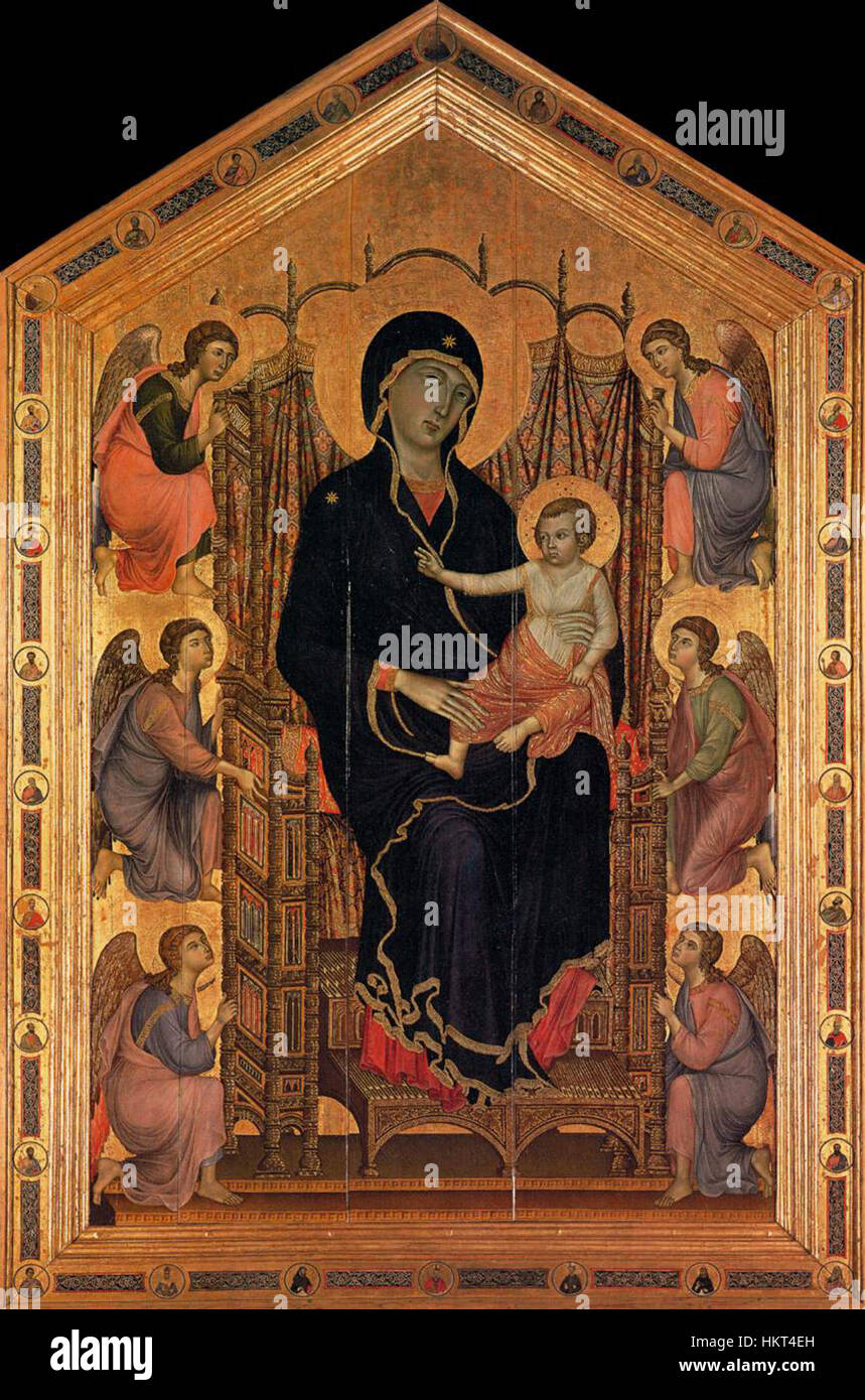 Madonna rucellai duccio buoninsegna hi-res stock photography and images - Alamy
