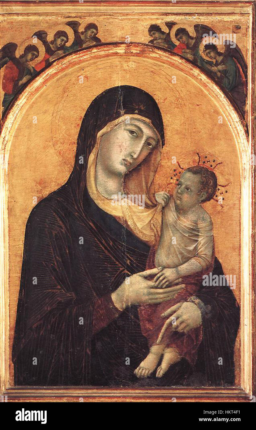 Madonna With Child And Six Angels High Resolution Stock Photography and Images - Alamy