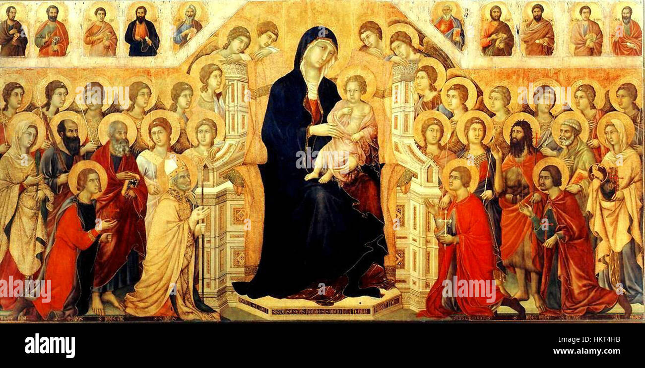 Maestà of duccio hi-res stock photography and images - Alamy