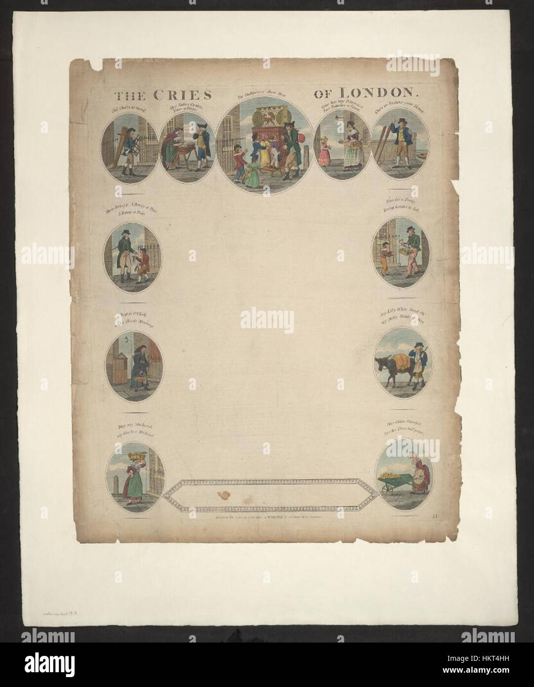 *Cries of London* is a historical depiction of the street vendors of ...