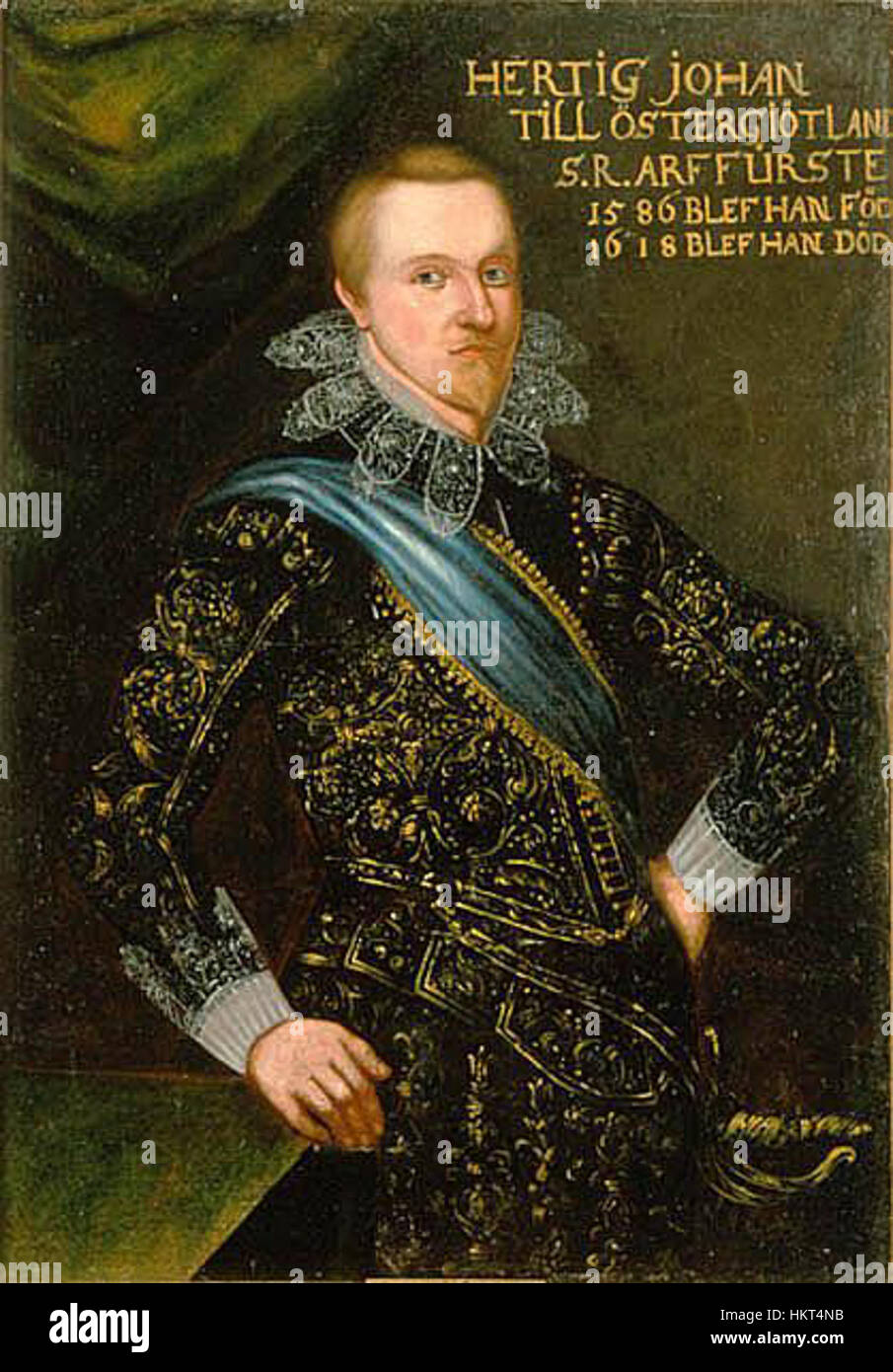 A portrait of the Duke of Ostrogothia, capturing the noble stature and ...