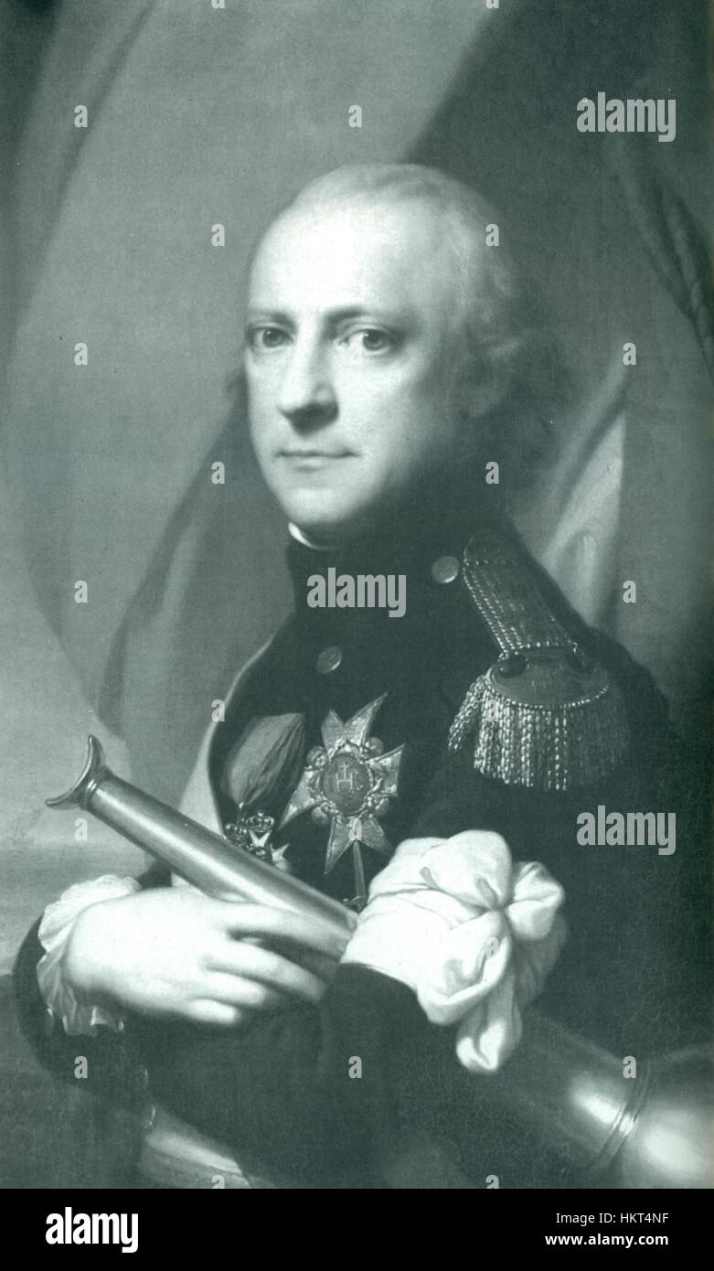 Duke Carl is depicted as an admiral in this regal portrait, showcasing ...