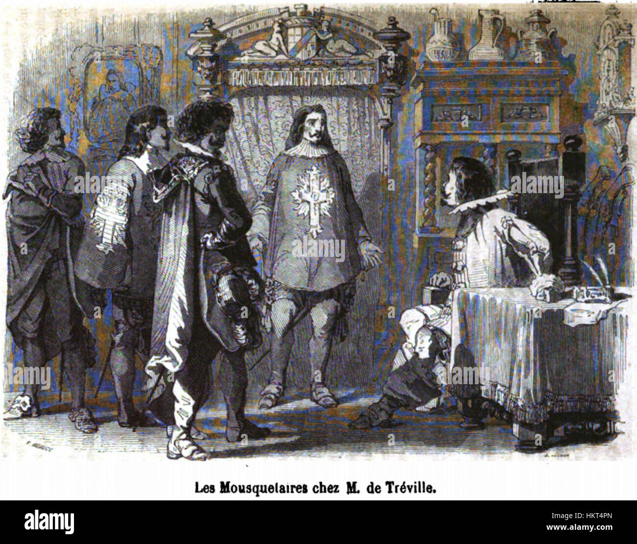 The three musketeers illustration hi-res stock photography and images ...