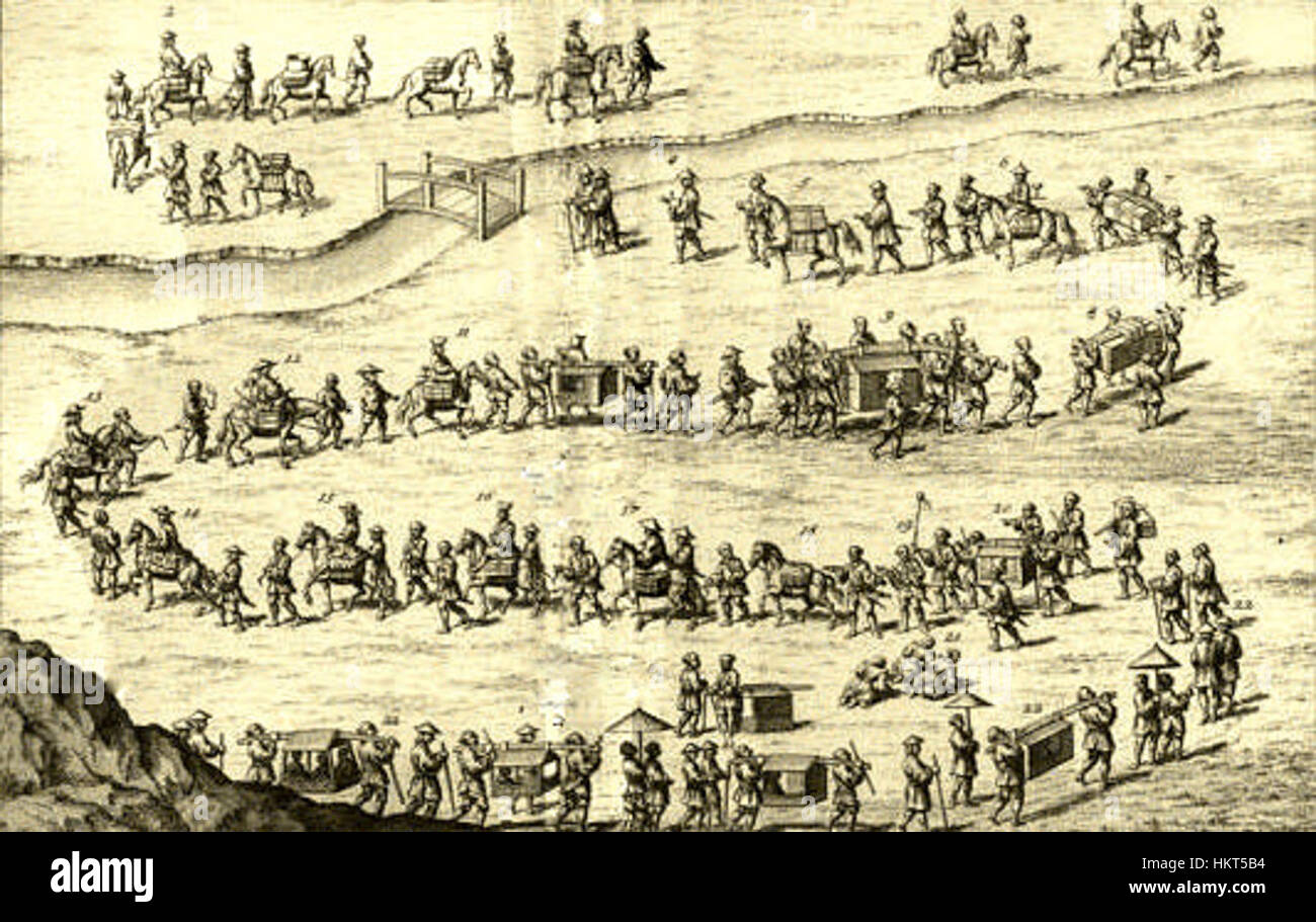 This historical artwork captures the Dutch embassyâ€™s tribute to the ...