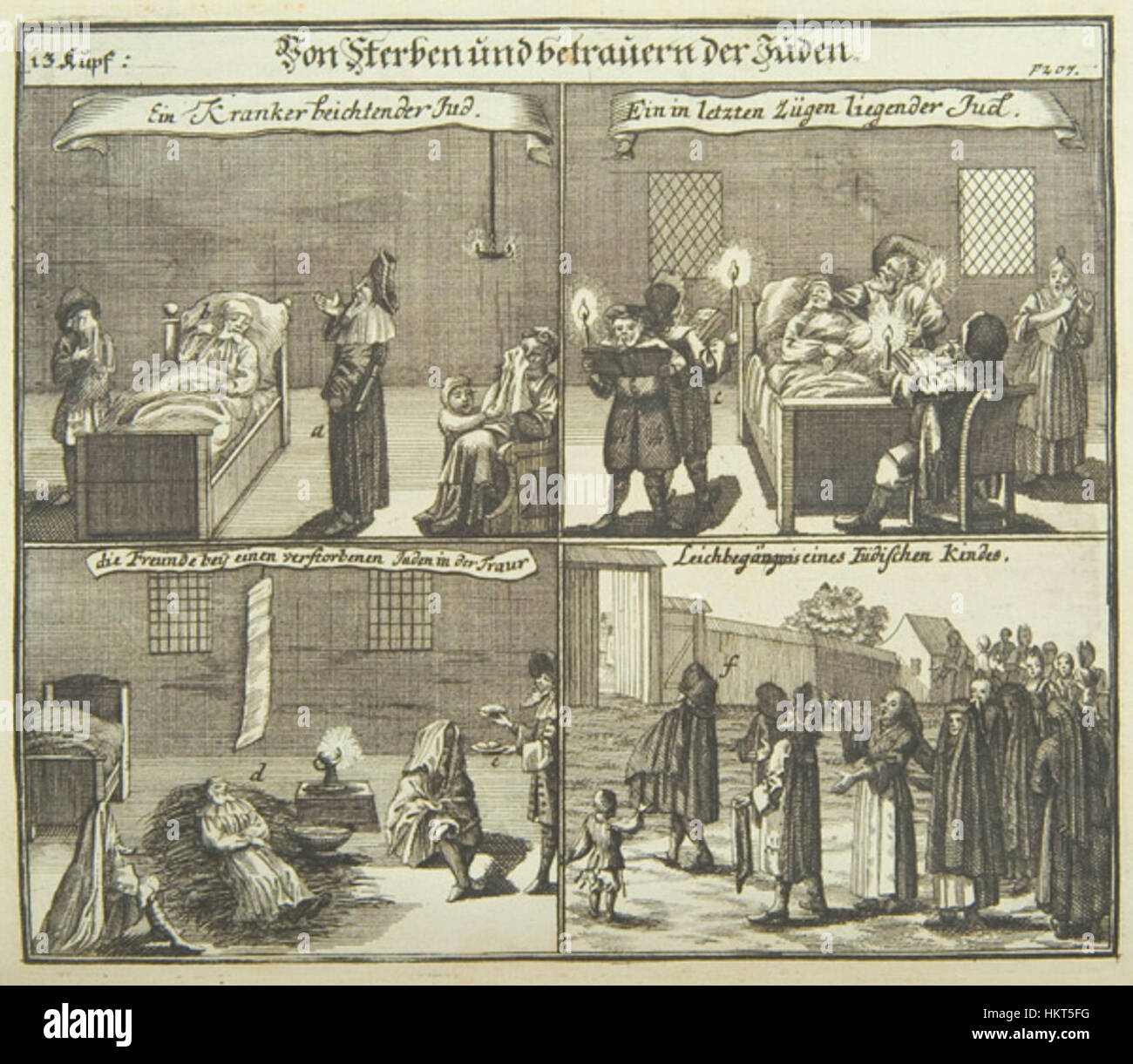 This painting, titled 'Dying and Mourning,' from the 1724 series ...