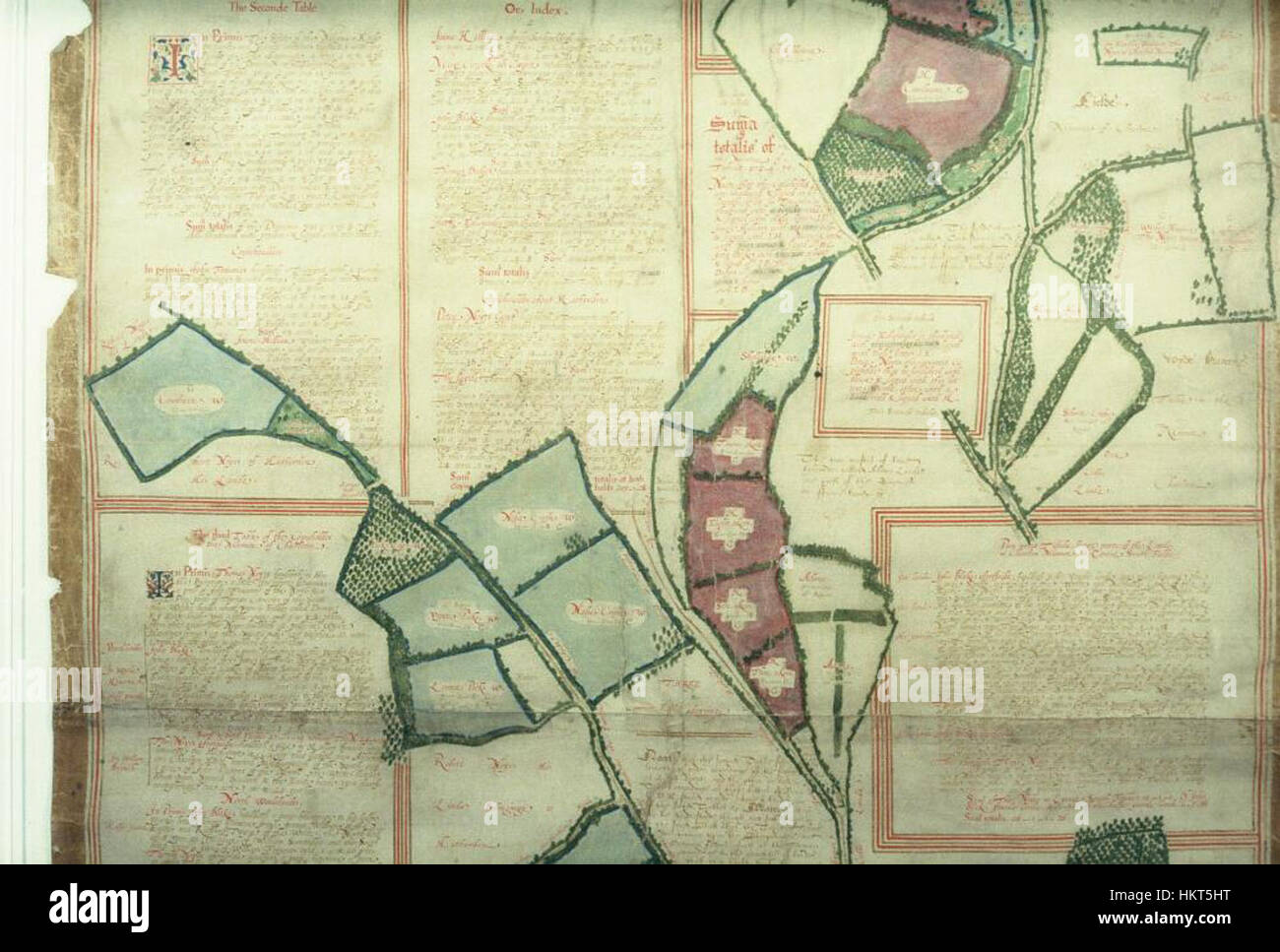 This estate map of Foxcotte Manor from 1614, housed in the Bodleian ...