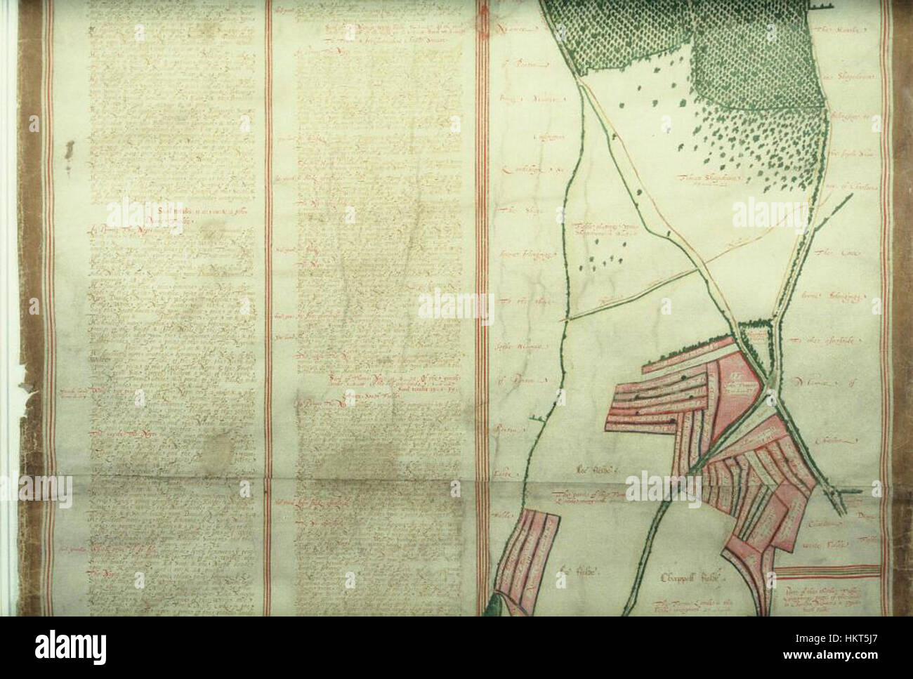 This estate map of Foxcotte Manor from 1614, preserved in the Bodleian ...