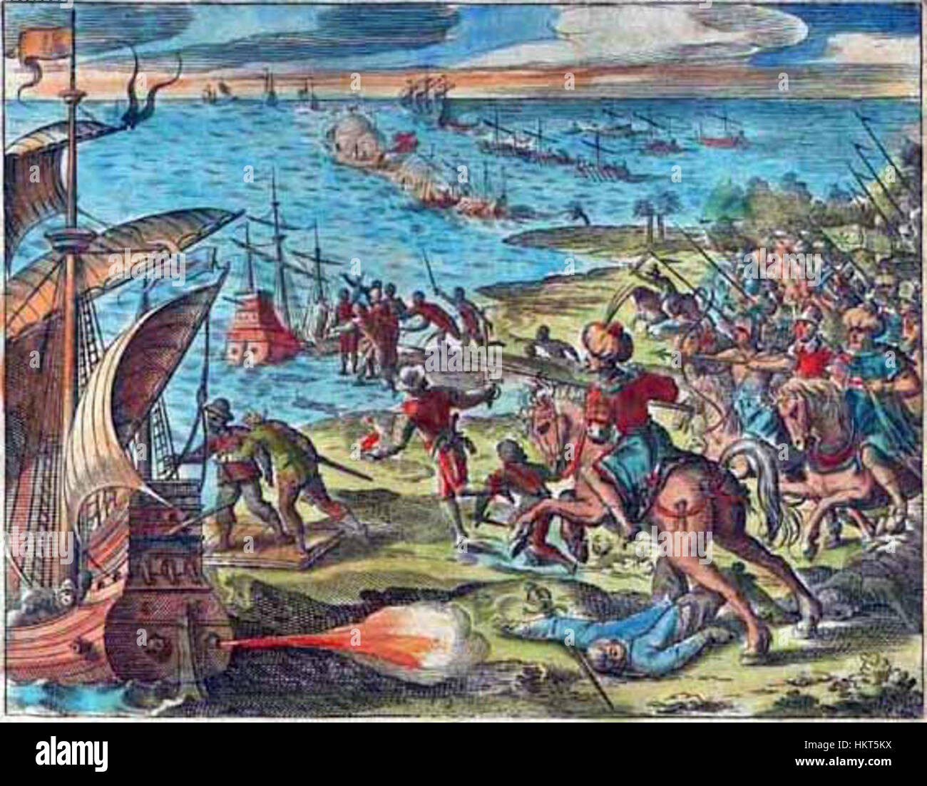 Old masters battle oil painting hi-res stock photography and images - Alamy