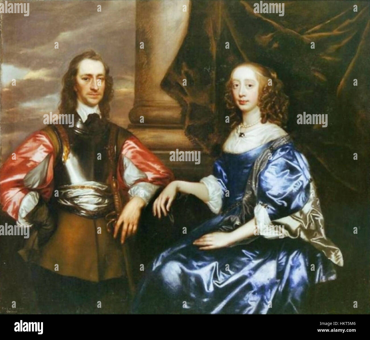 This portrait features the Earl and Countess of Oxford, capturing their ...