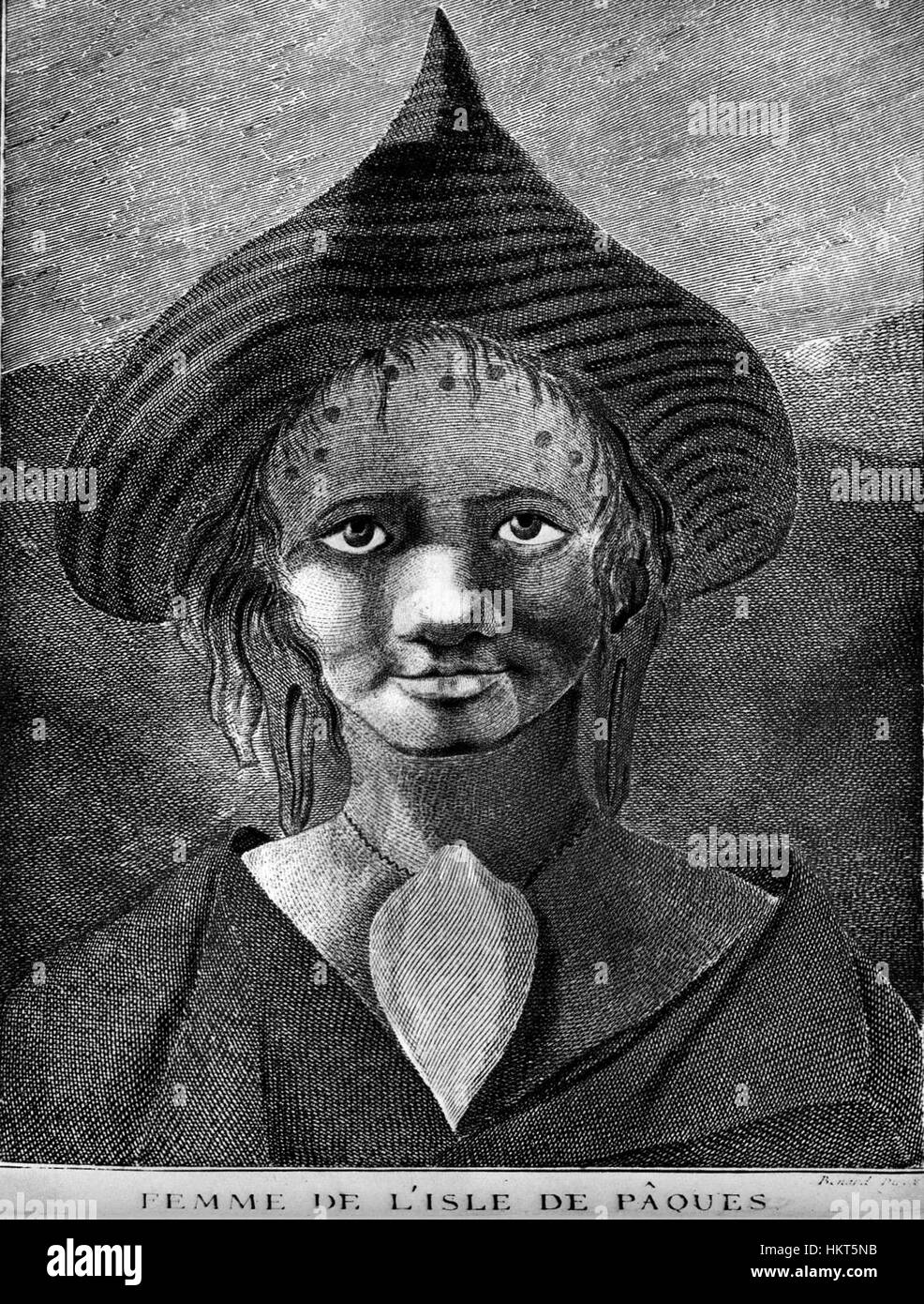 Easter Island Woman Stock Photo - Alamy