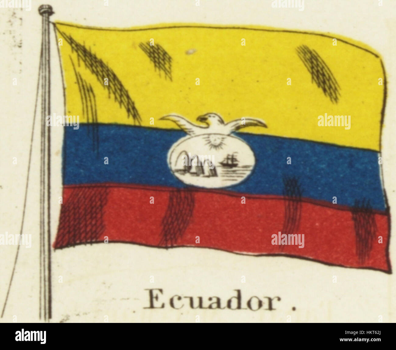 This chart, created by Johnson in 1868, presents the national emblems ...