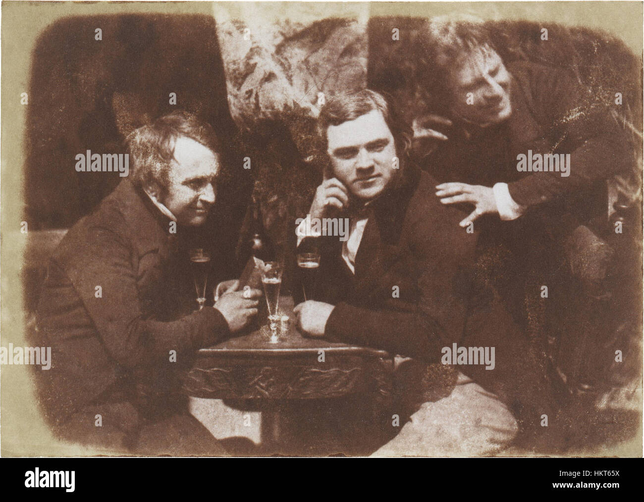 This photograph, titled 'Edinburgh Ale' by Hill & Adamson, taken around ...