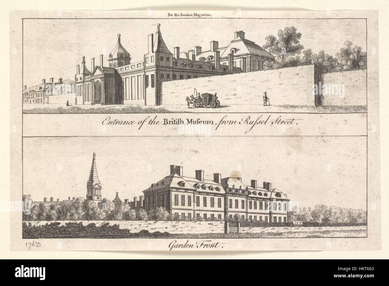 Bodleian Libraries, Entrance of the British Museum from Russell Street ...