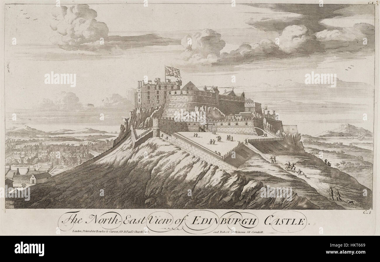 John Slezer’s 17th-century engraving of Edinburgh Castle captures the ...