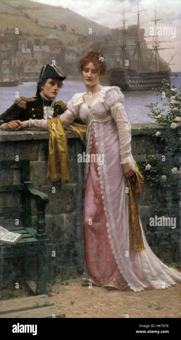 Edmund Leighton High Resolution Stock Photography and Images - Alamy