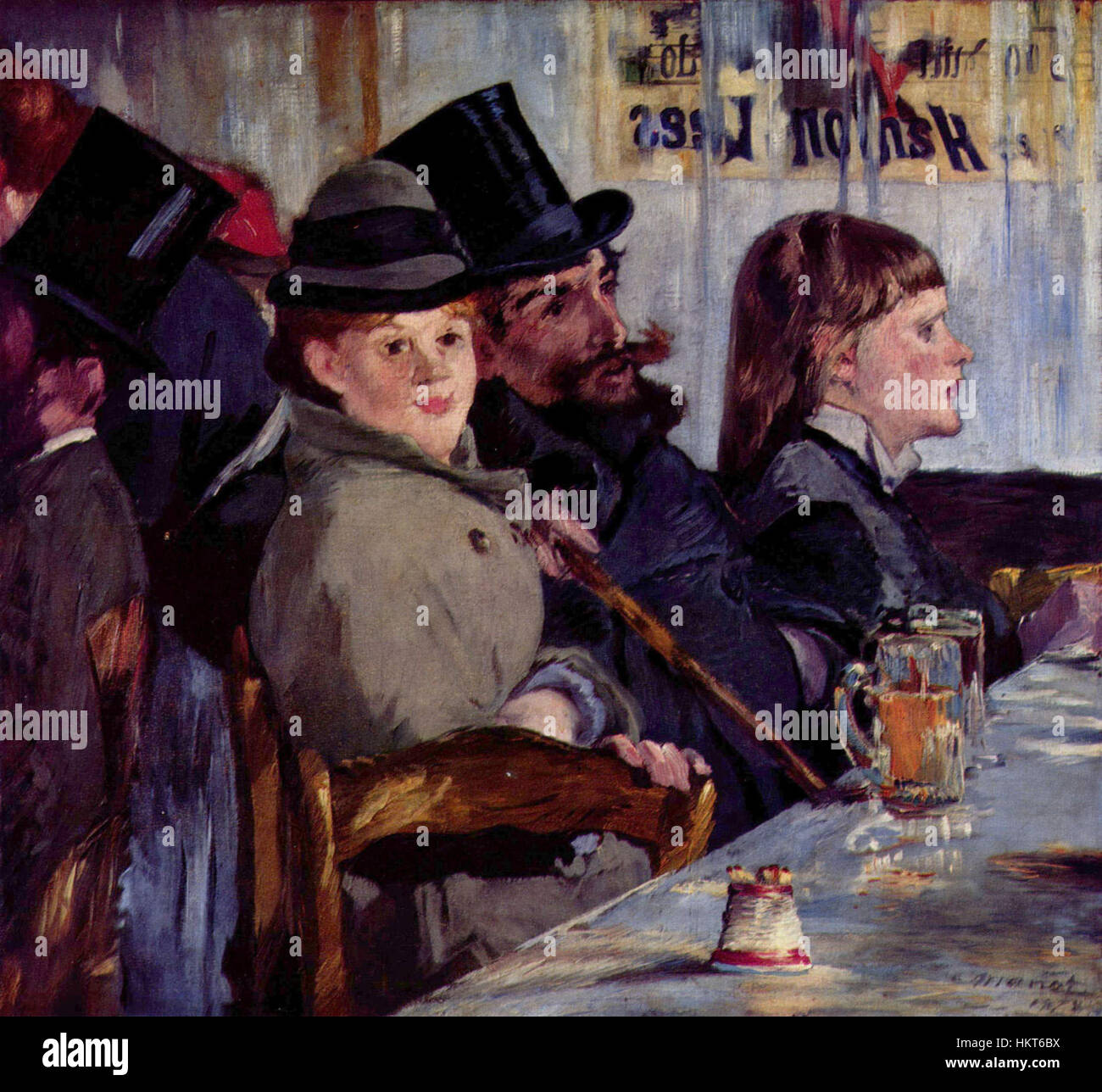 This painting by Edouard Manet is an example of the artist's iconic ...