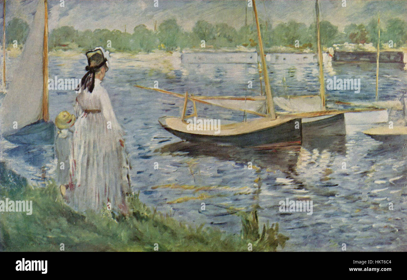 This painting by Edouard Manet captures modern life in France during ...