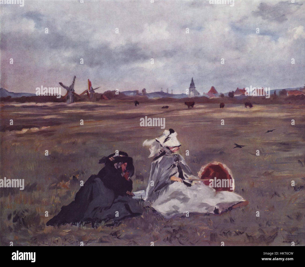 This artwork by Edouard Manet, a pivotal figure in the transition from ...