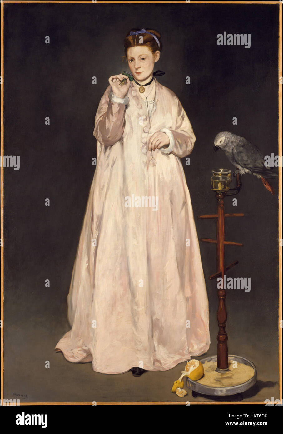 A painting by Edouard Manet, reflecting his masterful handling of light ...