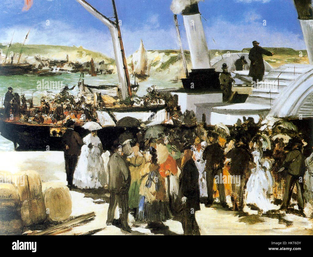 This artwork by Edouard Manet, known for his pioneering role in the ...
