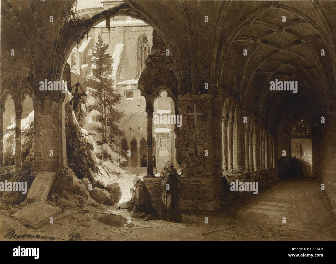 Cloistered monks hi-res stock photography and images - Alamy