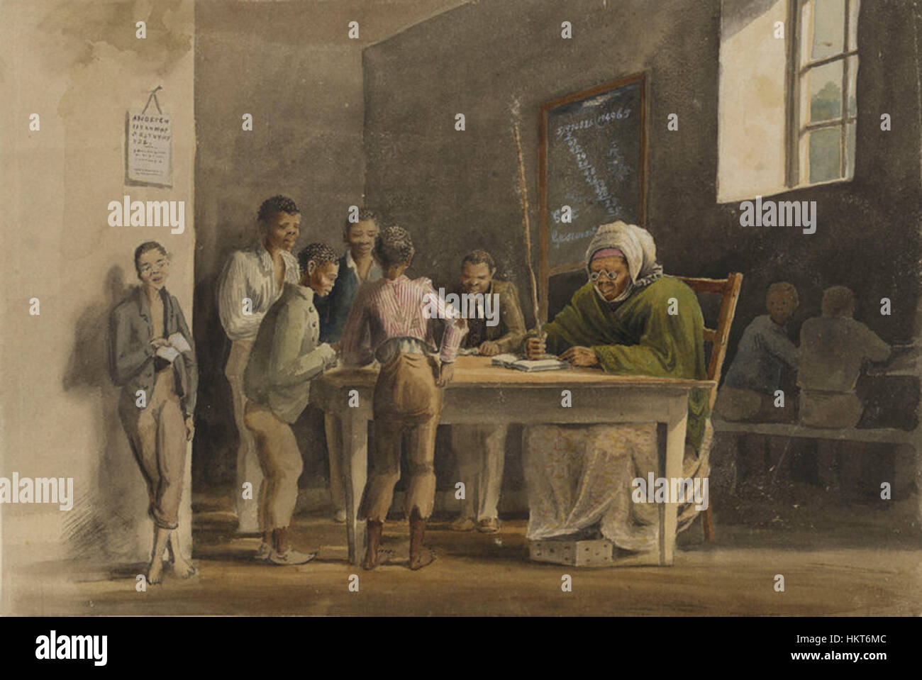 This painting offers a view of early education in Cape Colony, South ...