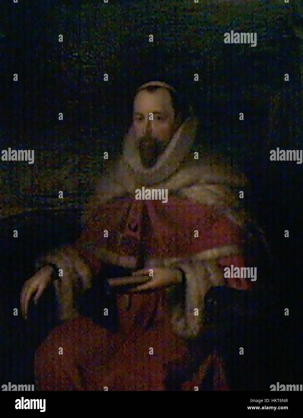 This portrait of Edward Coke in robes portrays the renowned English ...