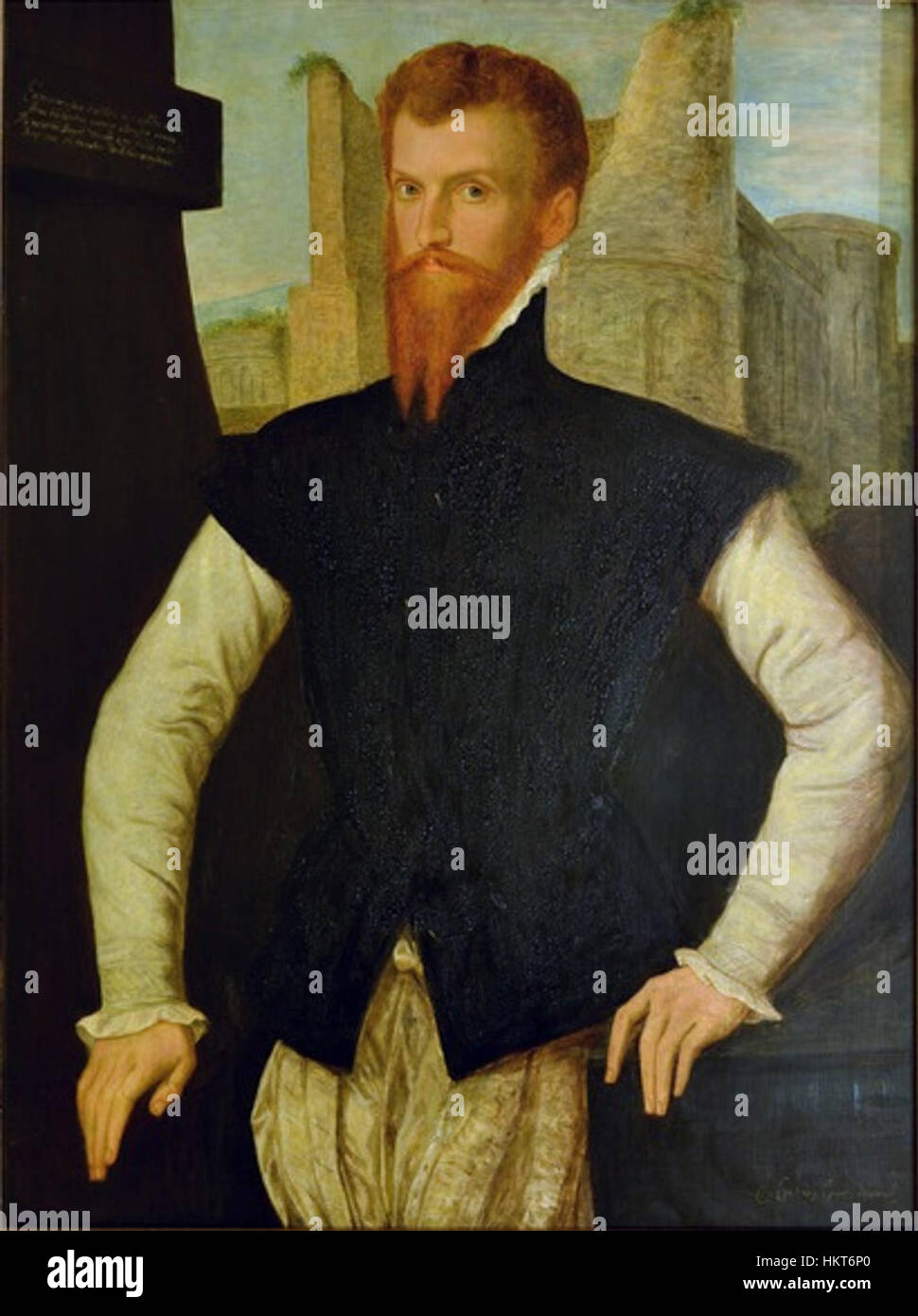 *Edward Courtenay D1556* is a historical portrait depicting a notable ...