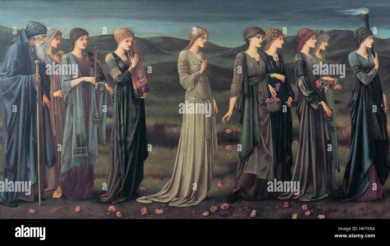 A painting by Edward Burne-Jones, known for his work in the Pre ...
