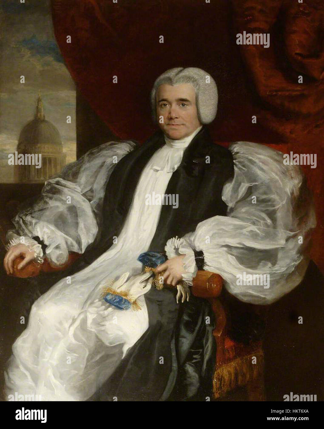 This portrait by MA Shee captures Edward Copleston, a prominent figure ...