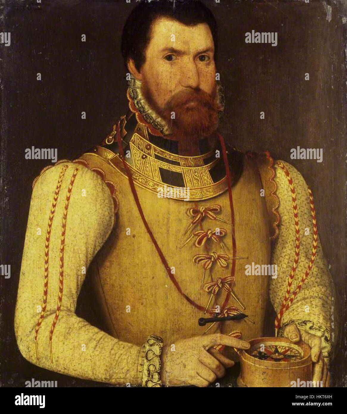 This 18th-century portrait by an unknown artist depicts Edward Fiennes ...