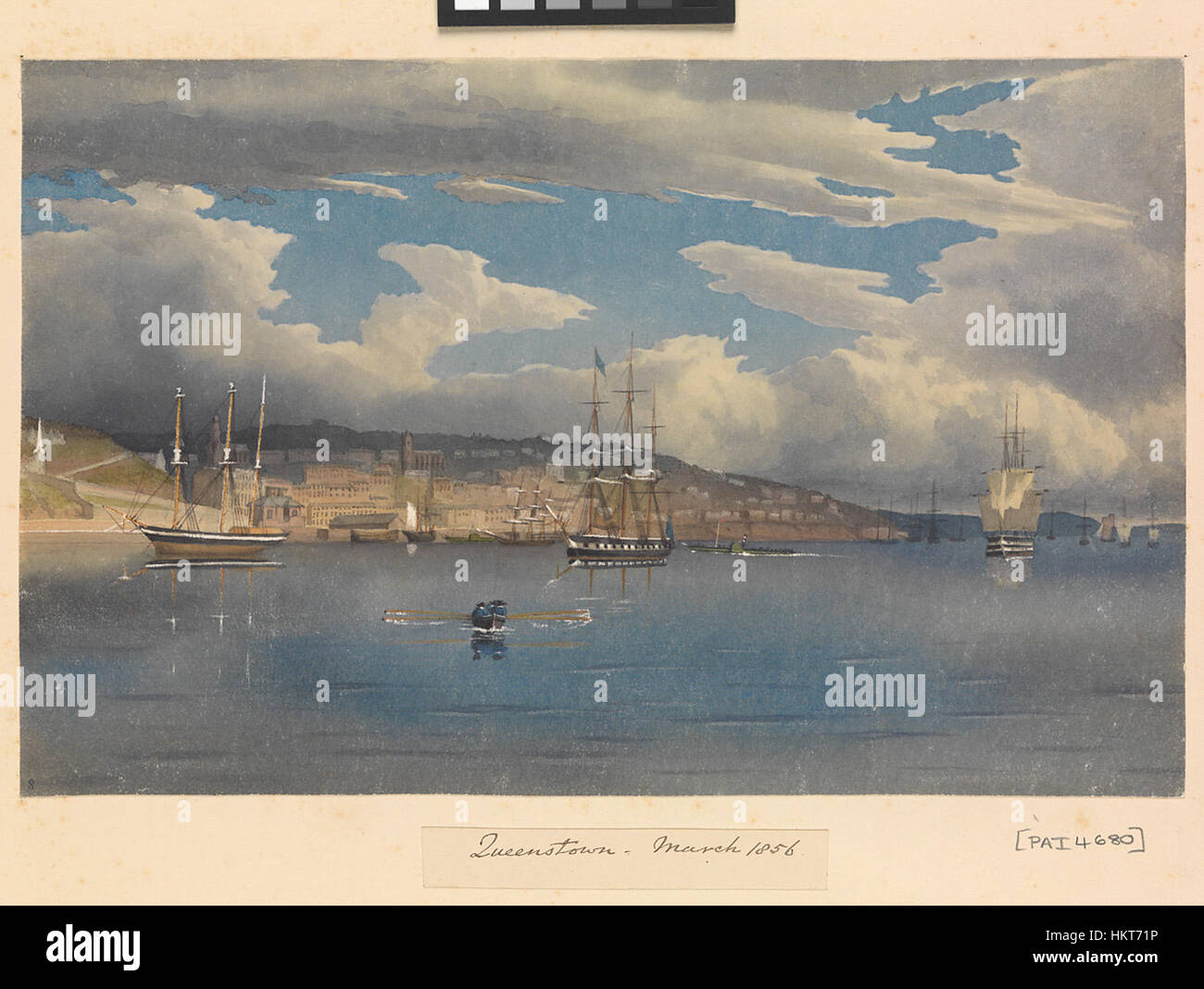 This 1856 portrait of Edward Gennys Fanshawe, set in Queenstown (now ...
