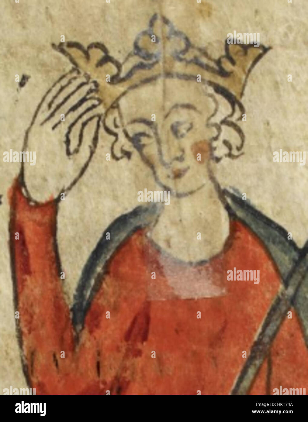 This manuscript illustration from the British Library depicts Edward II ...